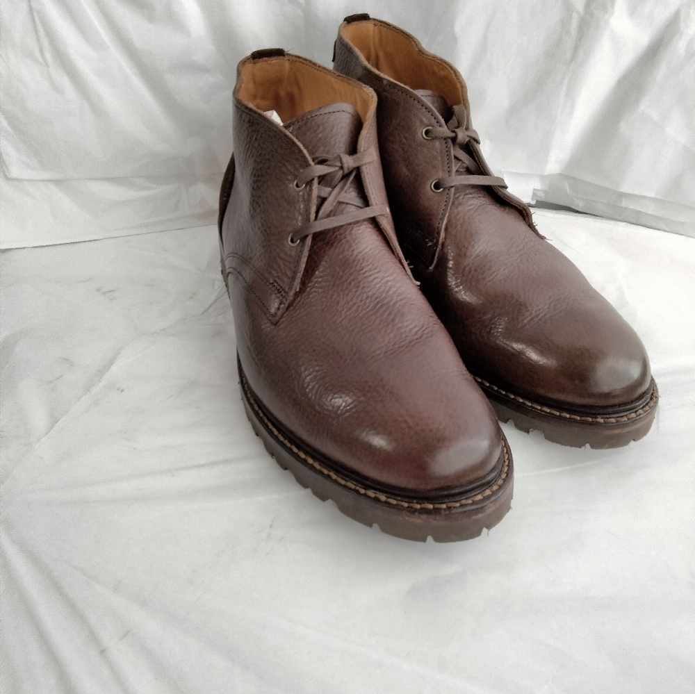 Allen Edmonds Men’s Brown Leather Discovery Lace Up C… - Gem